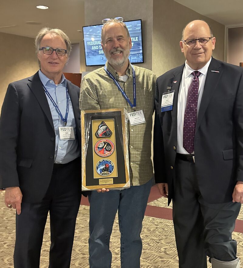 NCMBC Presented with Space Flight Patches | NCMBC